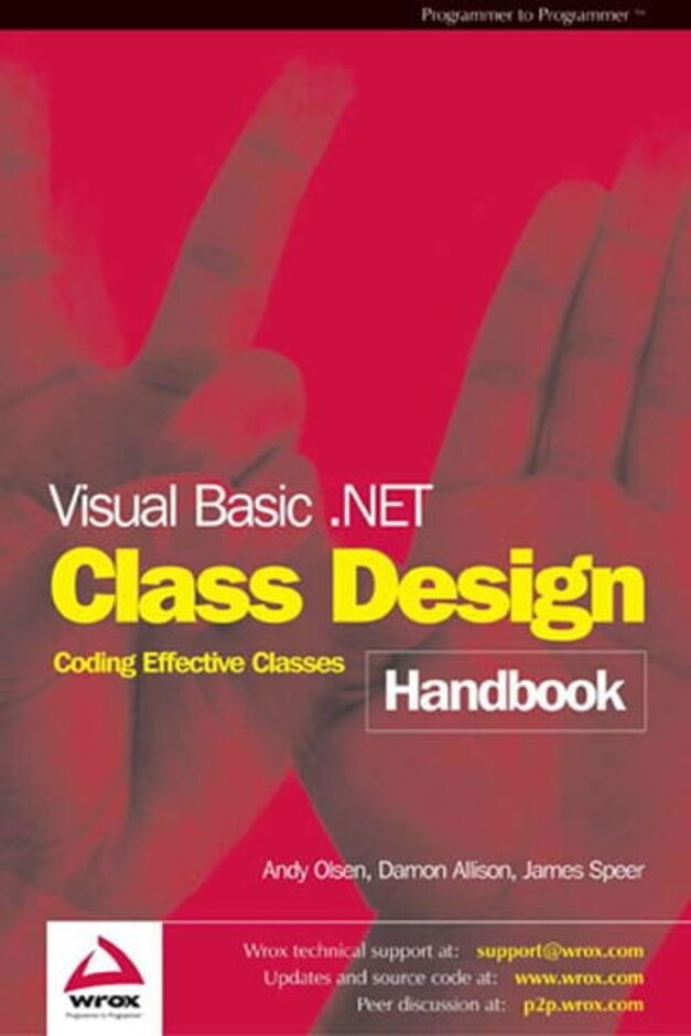 Visual Basic Net Class Design Handbook Oxfam Shop 
